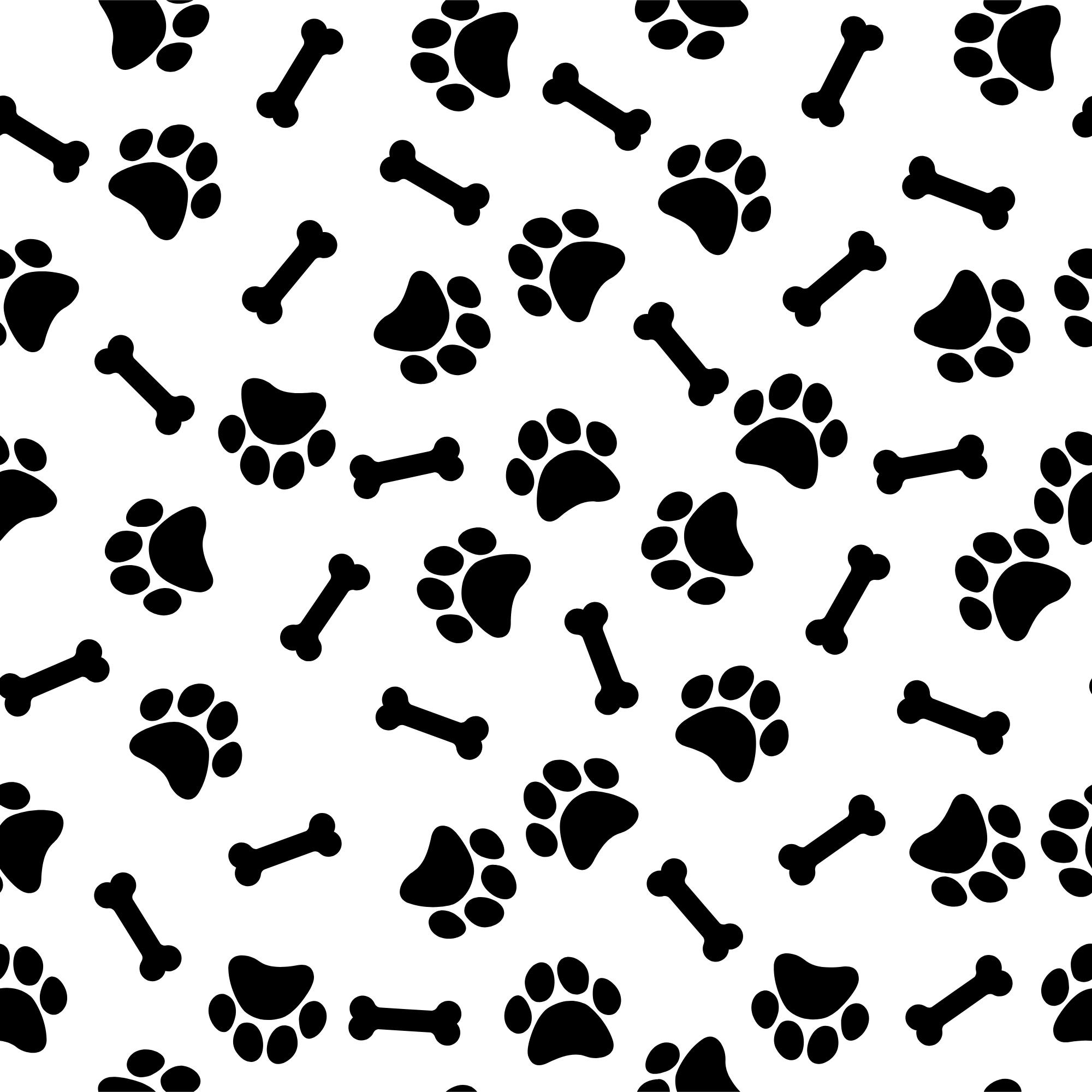 Paw Print SVG, Paw Print Pattern SVG, Paw Prints Digital Paper PNG ...