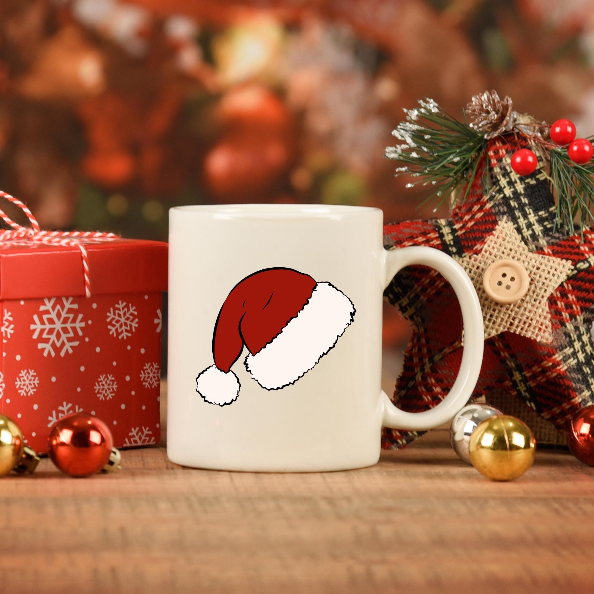 Santa Hat - Instant Digital Download - Svg, Png, Dxf, and Eps Files ...