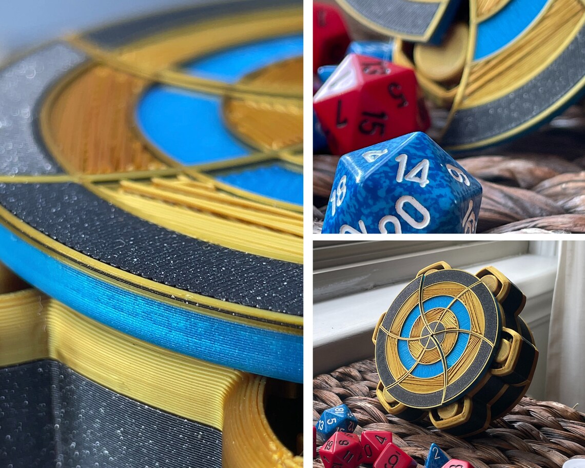 2x Dual-pattern Mechanical Dice Boxes - Etsy