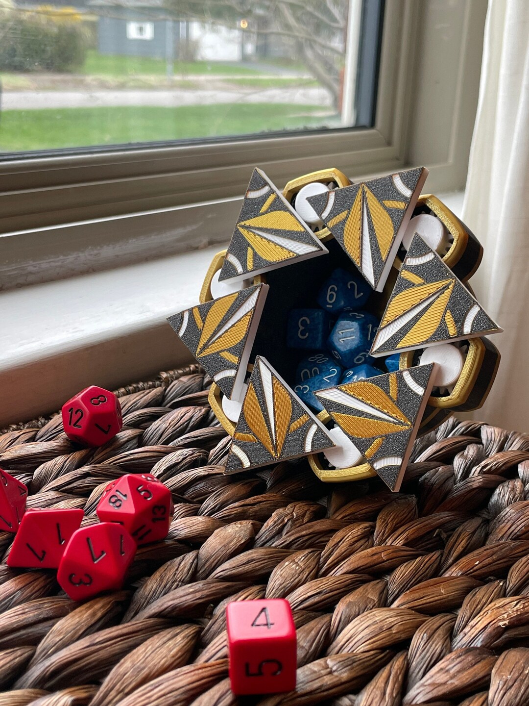 Compass Mechanical Dice Box - Etsy