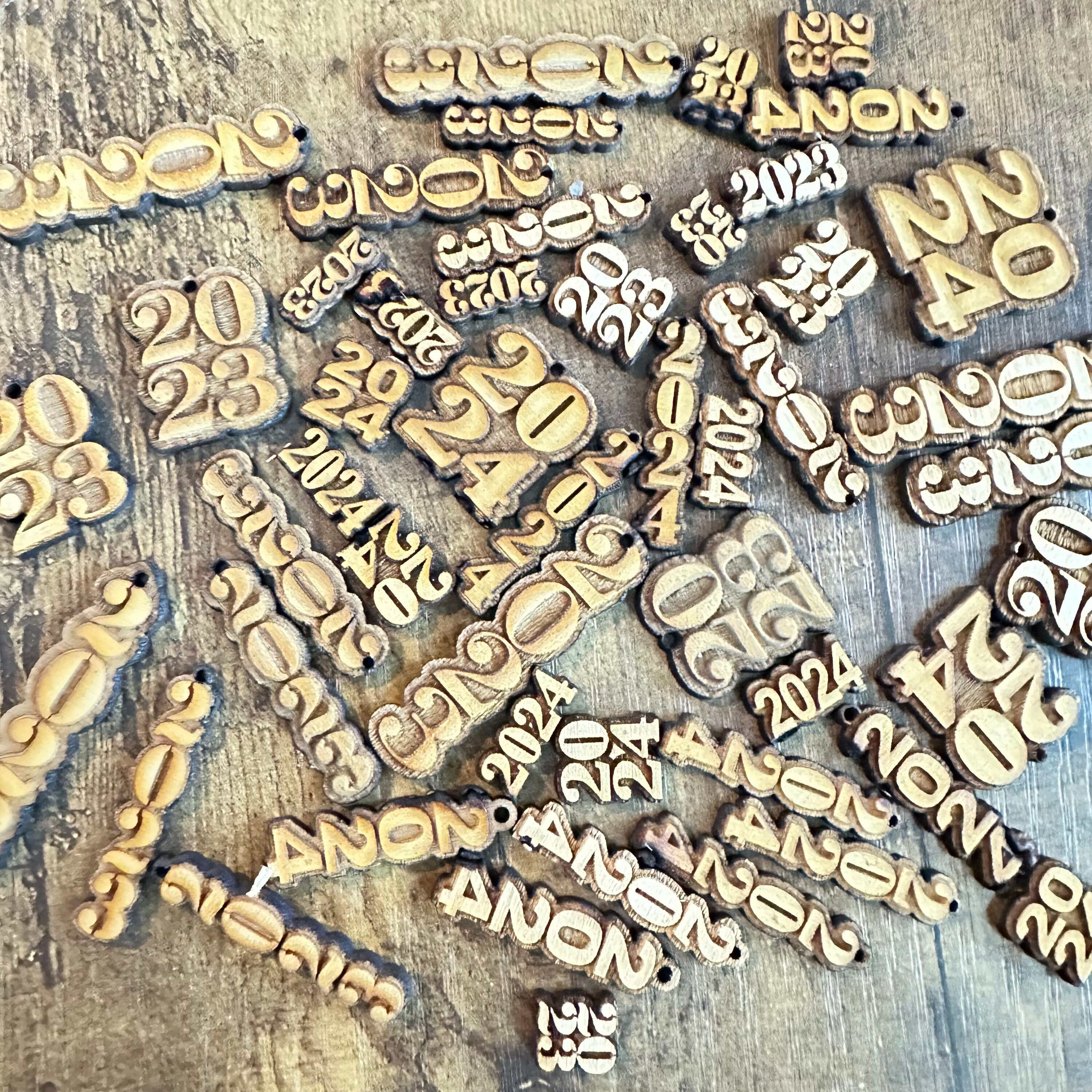 2023 2024 New Year Graduation Milestone Celebration Earrings Keychain ...