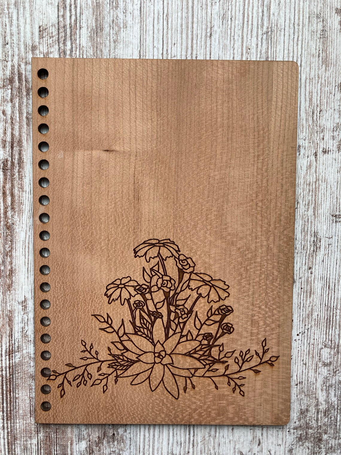 5 Inch by 7 Inch Wooden Notebook Cover File Design Bundle by - Etsy