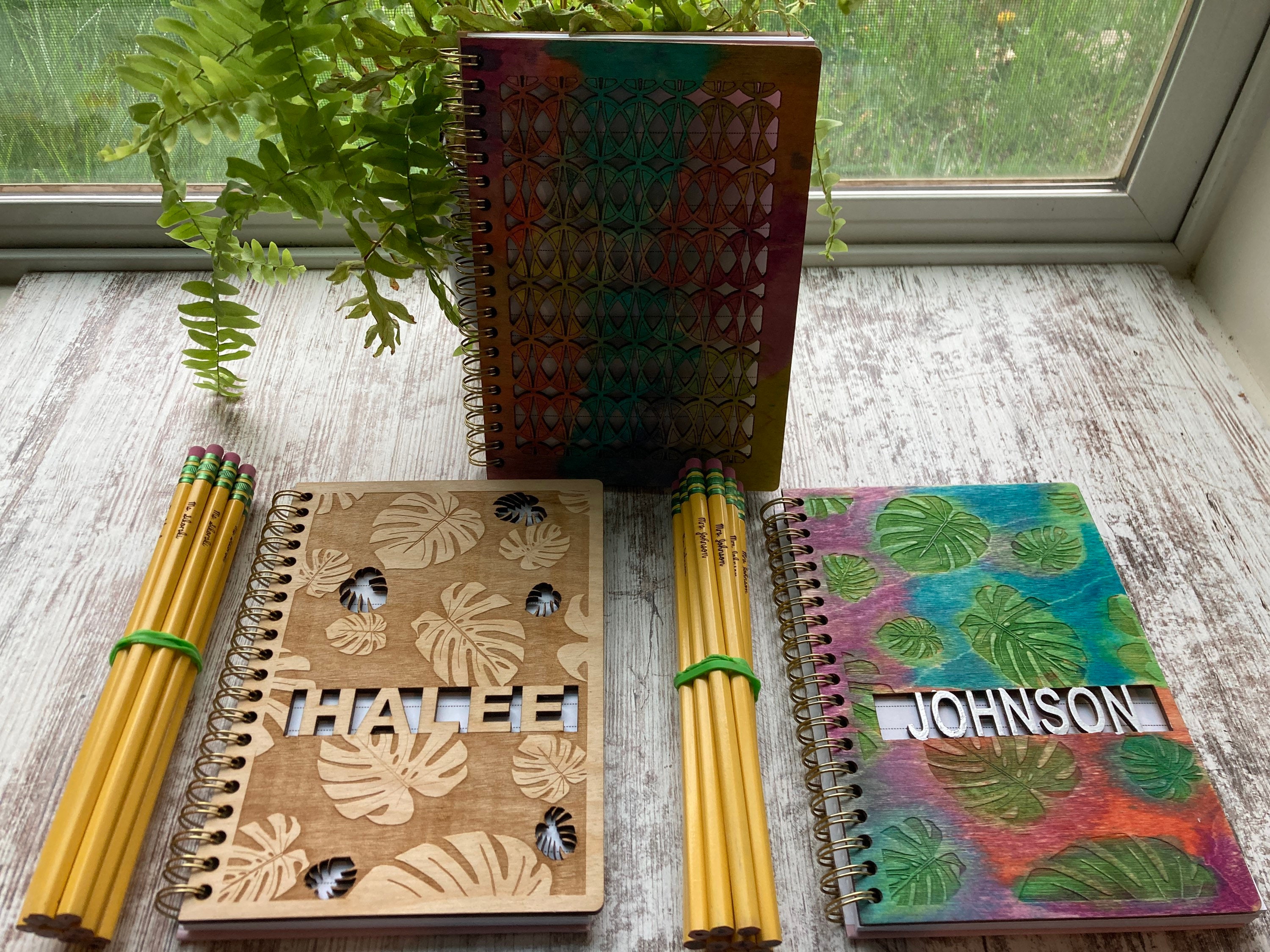 5 Inch by 7 Inch Wooden Notebook Cover File Design Bundle by - Etsy