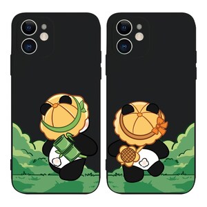 Cute Panda Personalization Silicone Couple Phone Case,iphone 14 Case ...