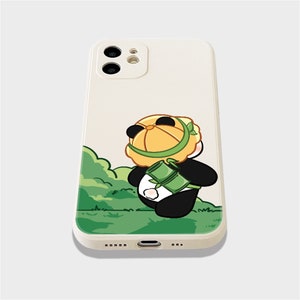 Cute Panda Personalization Silicone Couple Phone Case,iphone 14 Case ...