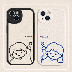Hands up Love Personalized Couple Phone Case, iPhone 14 Case, iPhone 7 ...