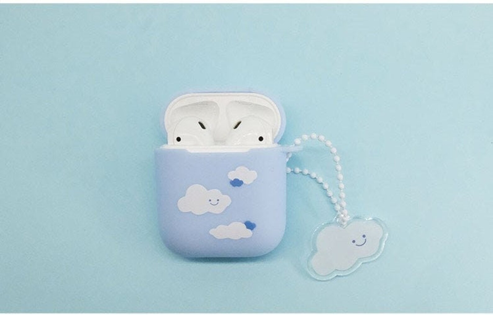 Blue Clouds Airpods Pro Case Silicone Shockproof Coverkawaii - Etsy