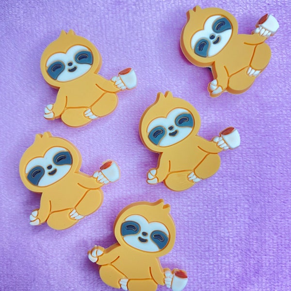 Sloth Brooch - Etsy