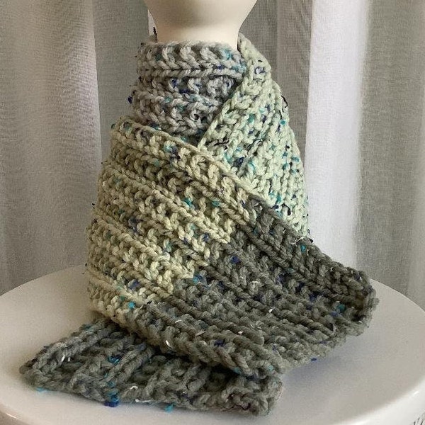 Hand Knitted Scarf - Etsy