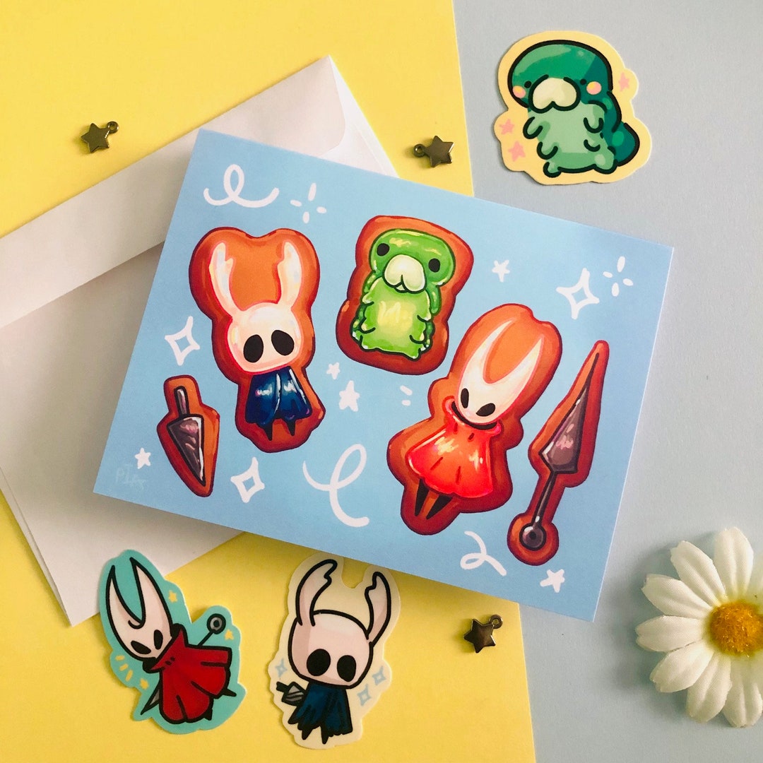 Hollow Knight Hollow Day Card I Matte I Gift I Gingerbread I UNOFFICIAL ...