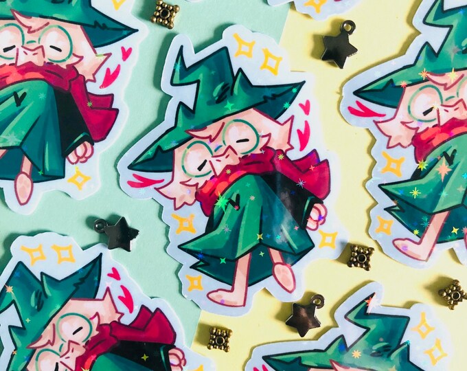 Holo Sparkle Ralsei Sticker I Deltarune I Water-resistant I Vinyl I ...