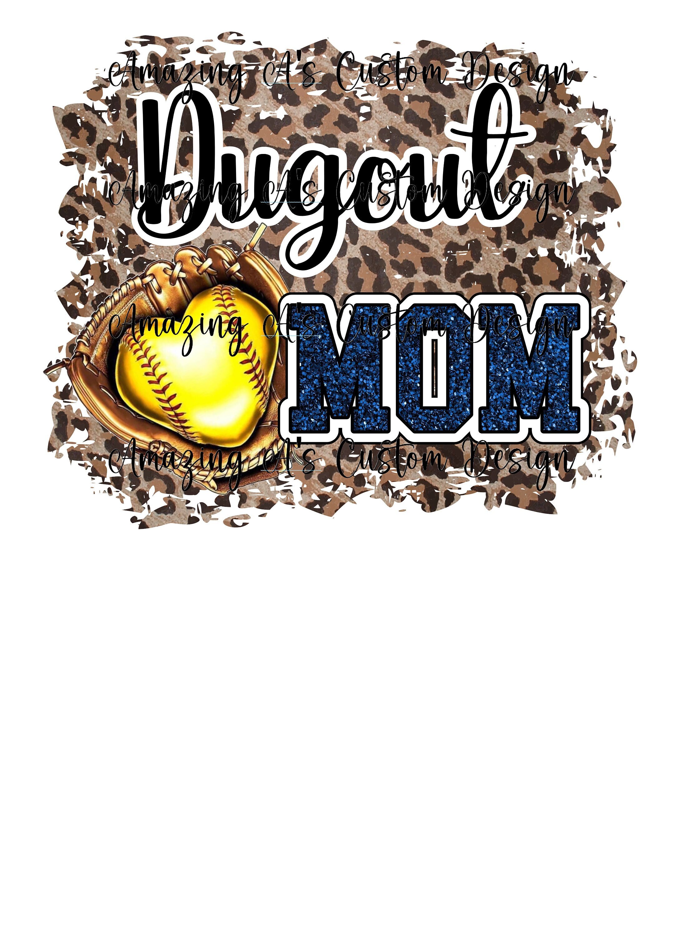 Softball Dugout Mom 300 DPI PNG ONLY - Etsy