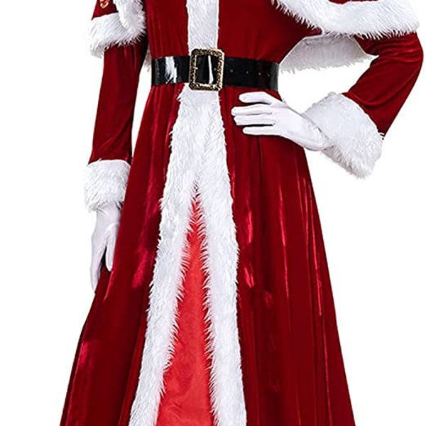 Mrs Claus Costume - Etsy
