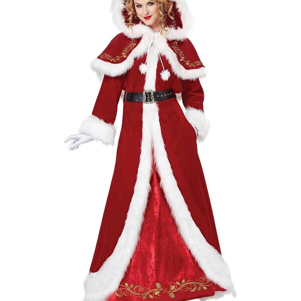 Mrs Claus Costume - Etsy