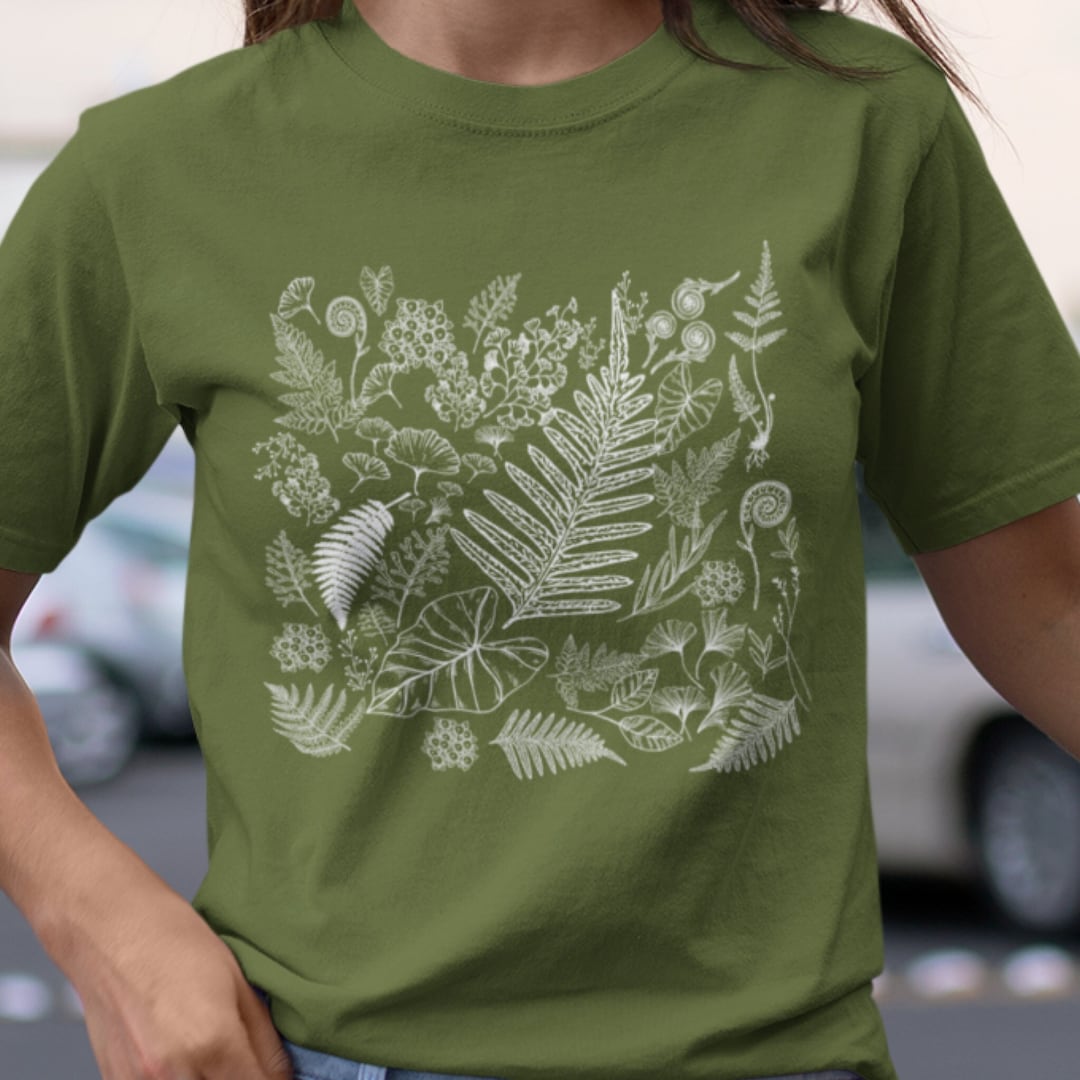 Hawaiian Botanical Shirt, Vintage Botanical Shirt, Hawaii Forest Plants ...