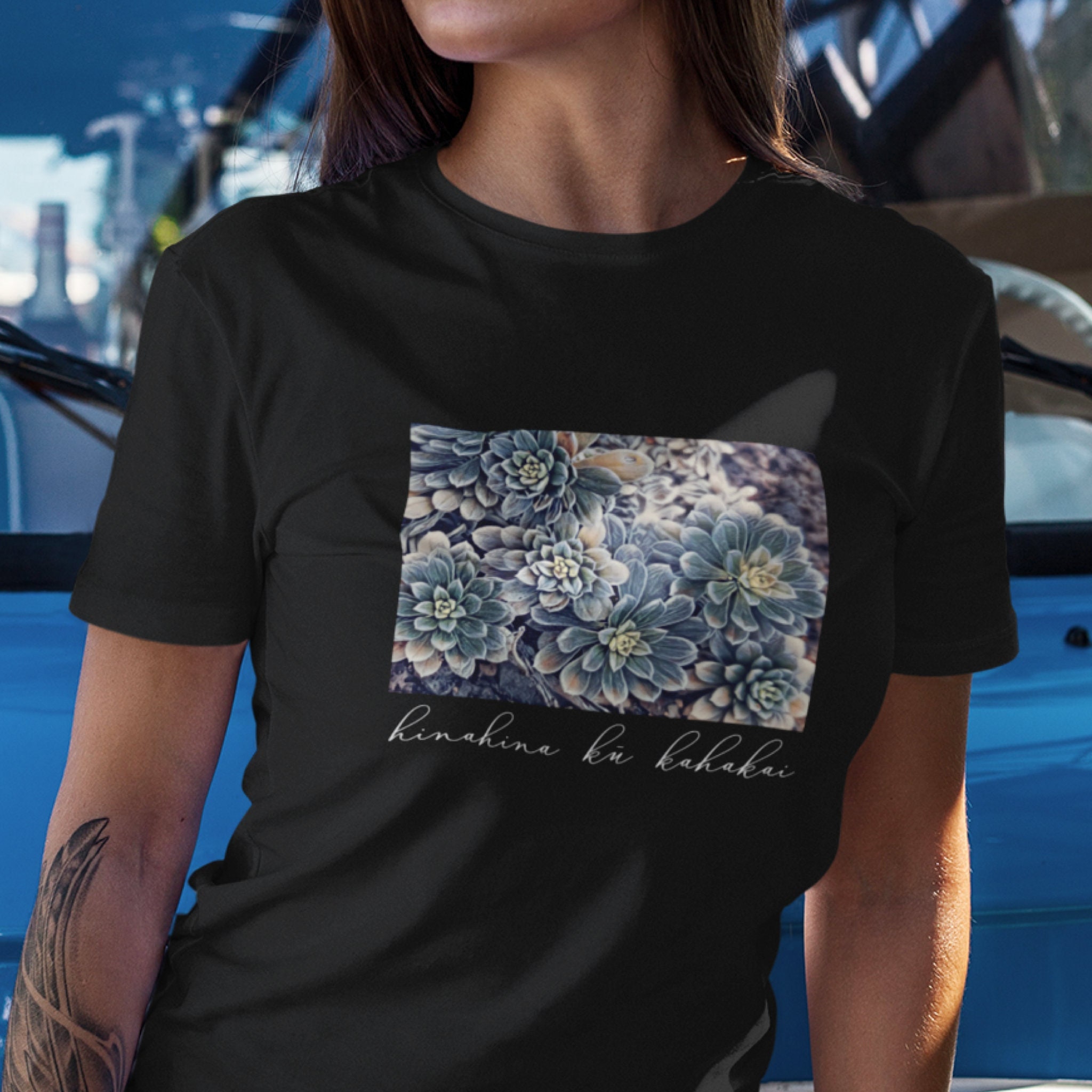 Hinahina Ku Kahakai T-shirt, Native Hawaiian Plants T-shirt, Hawaiian ...