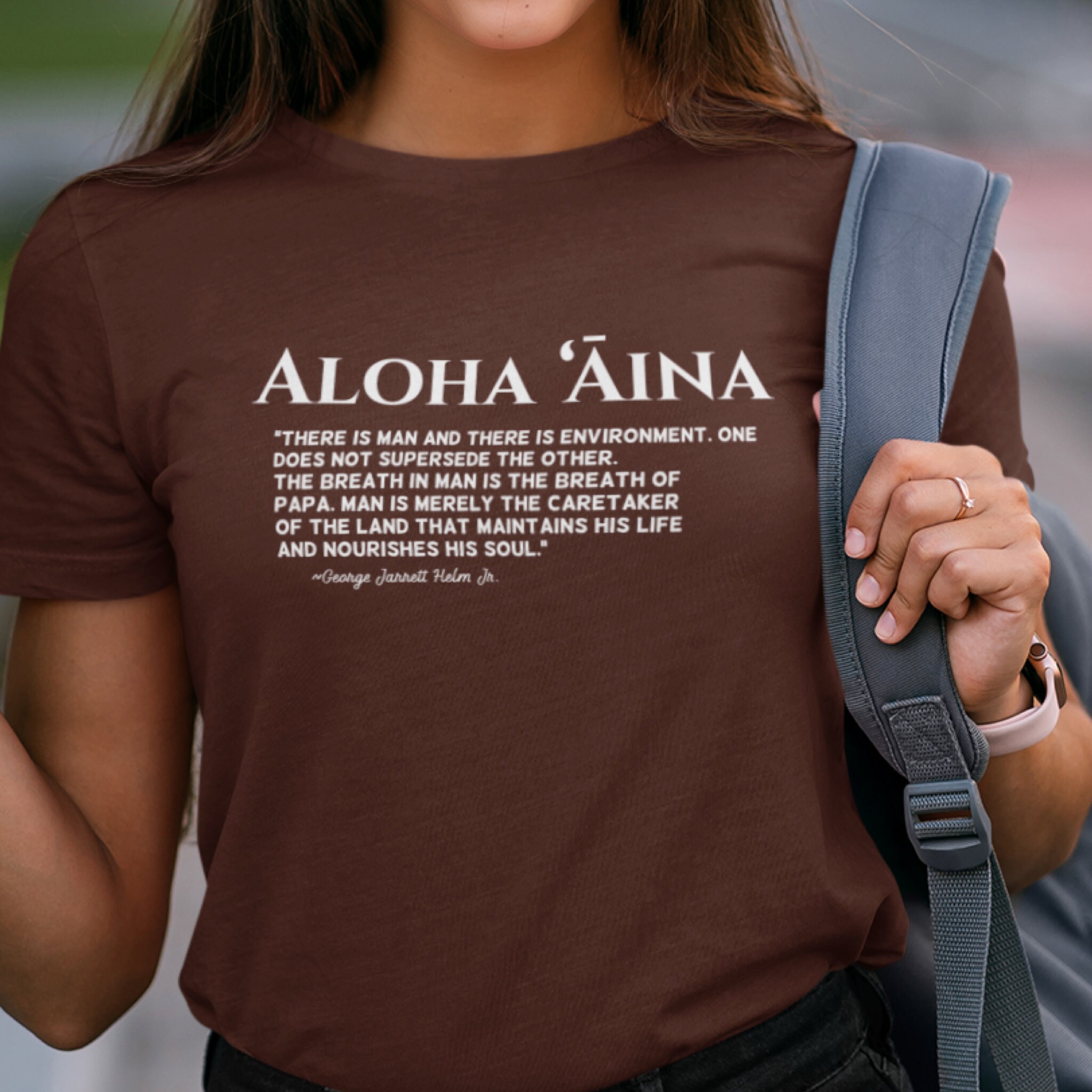 Aloha ʻĀina T-shirt, George Helm Quote Shirt, Kahoʻolawe Shirt ...
