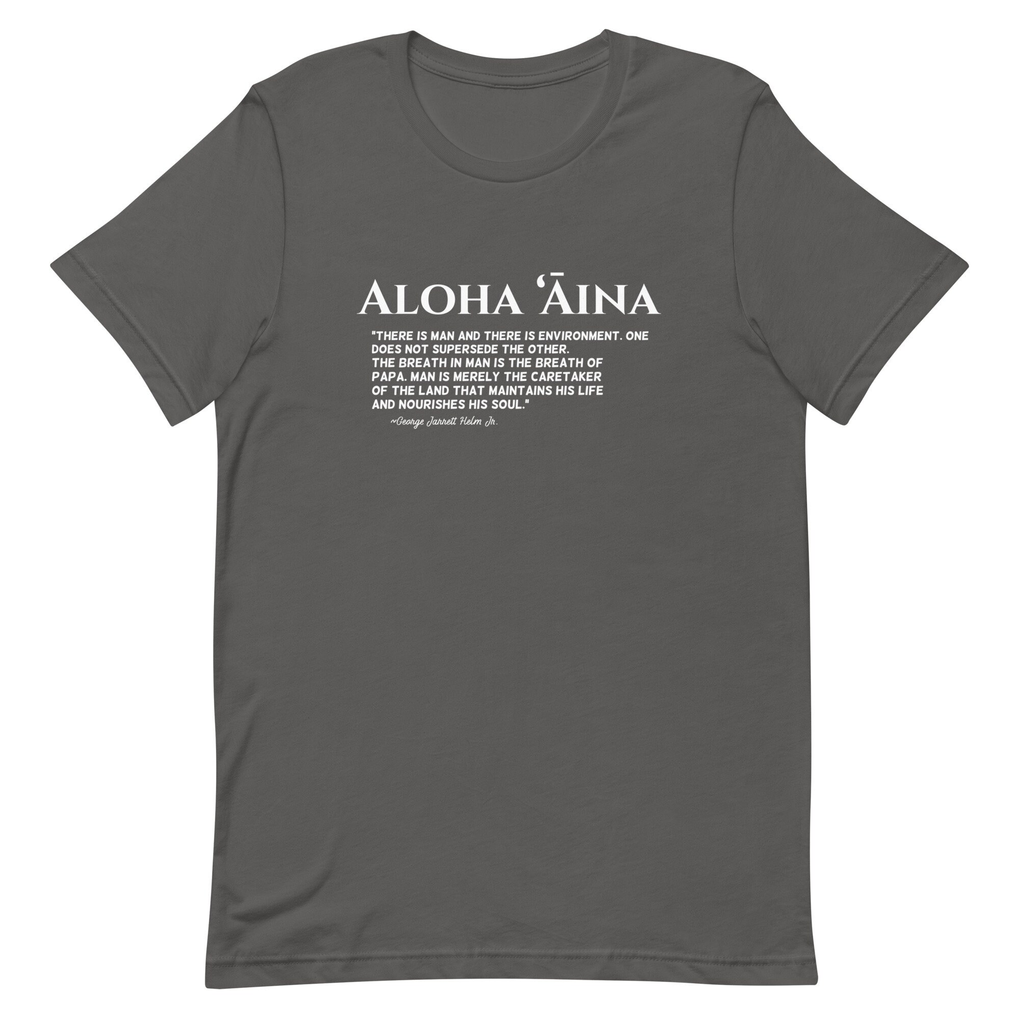 Aloha ʻĀina T-shirt, George Helm Quote Shirt, Kahoʻolawe Shirt ...