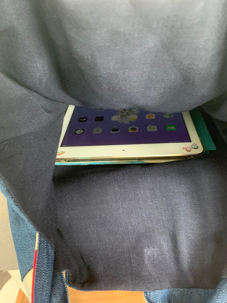 Blue Jean Tote Bag, Long Tote Bag, Jean Shopping Bag - Etsy