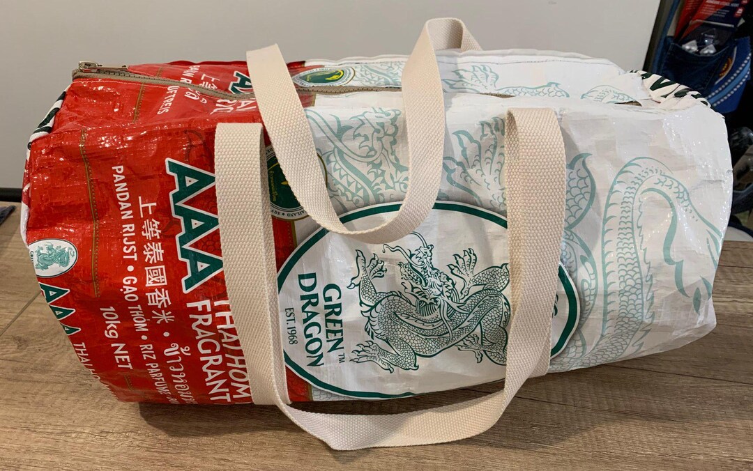 Large Recycled Rice Bag - Etsy