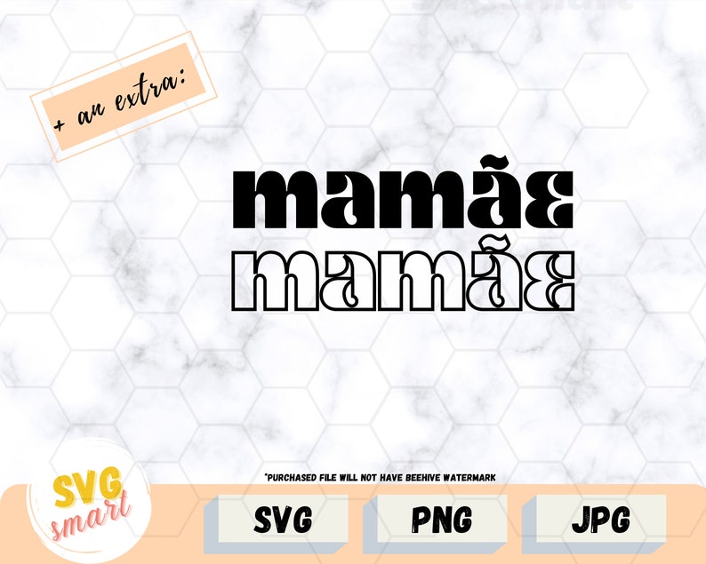 Mamãe SVG PNG JPG Cut File - Vector Art for Silhouette & Cricut ...