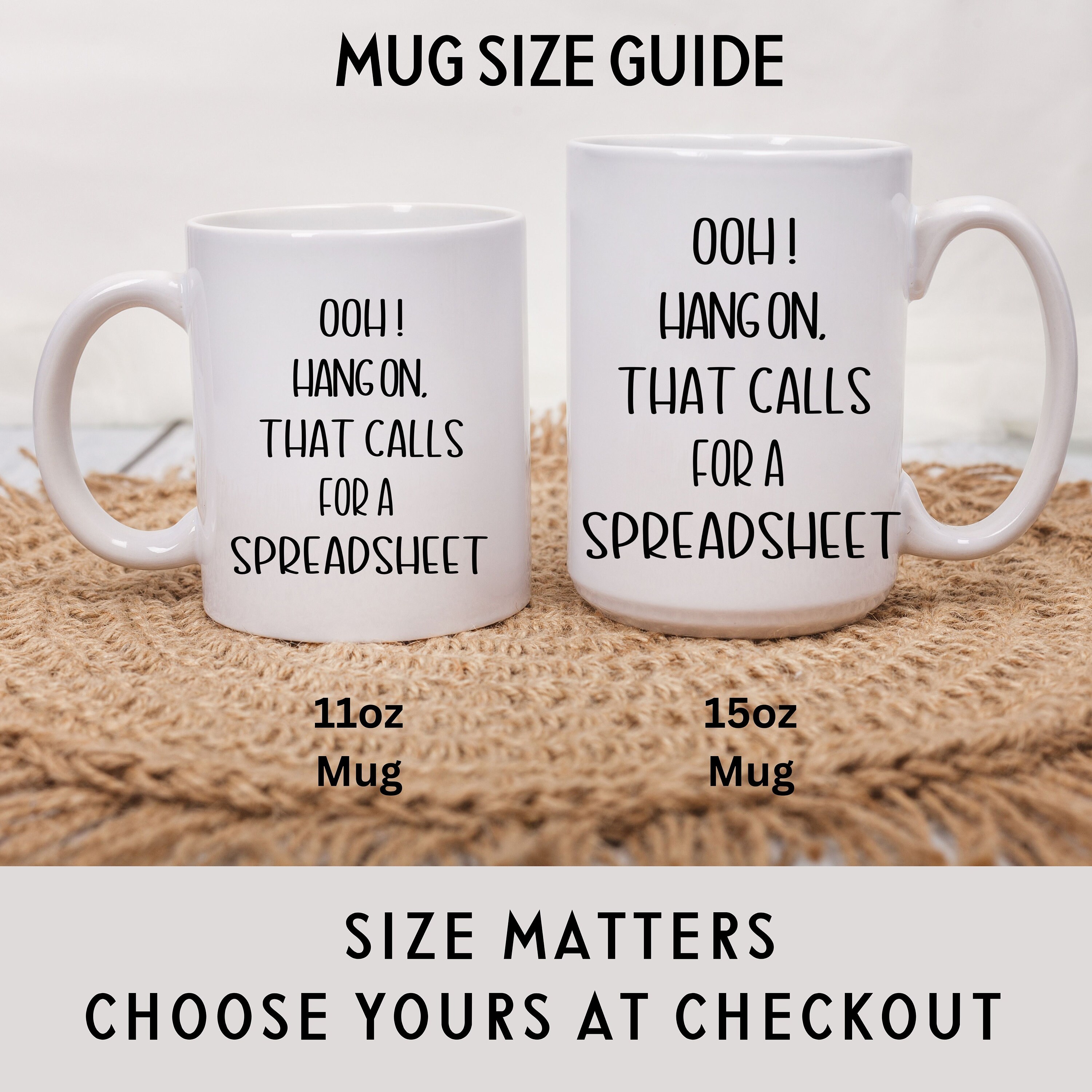 That Calls for A Spreadsheet Mug, Accountant Gift, Coworker Gift ...