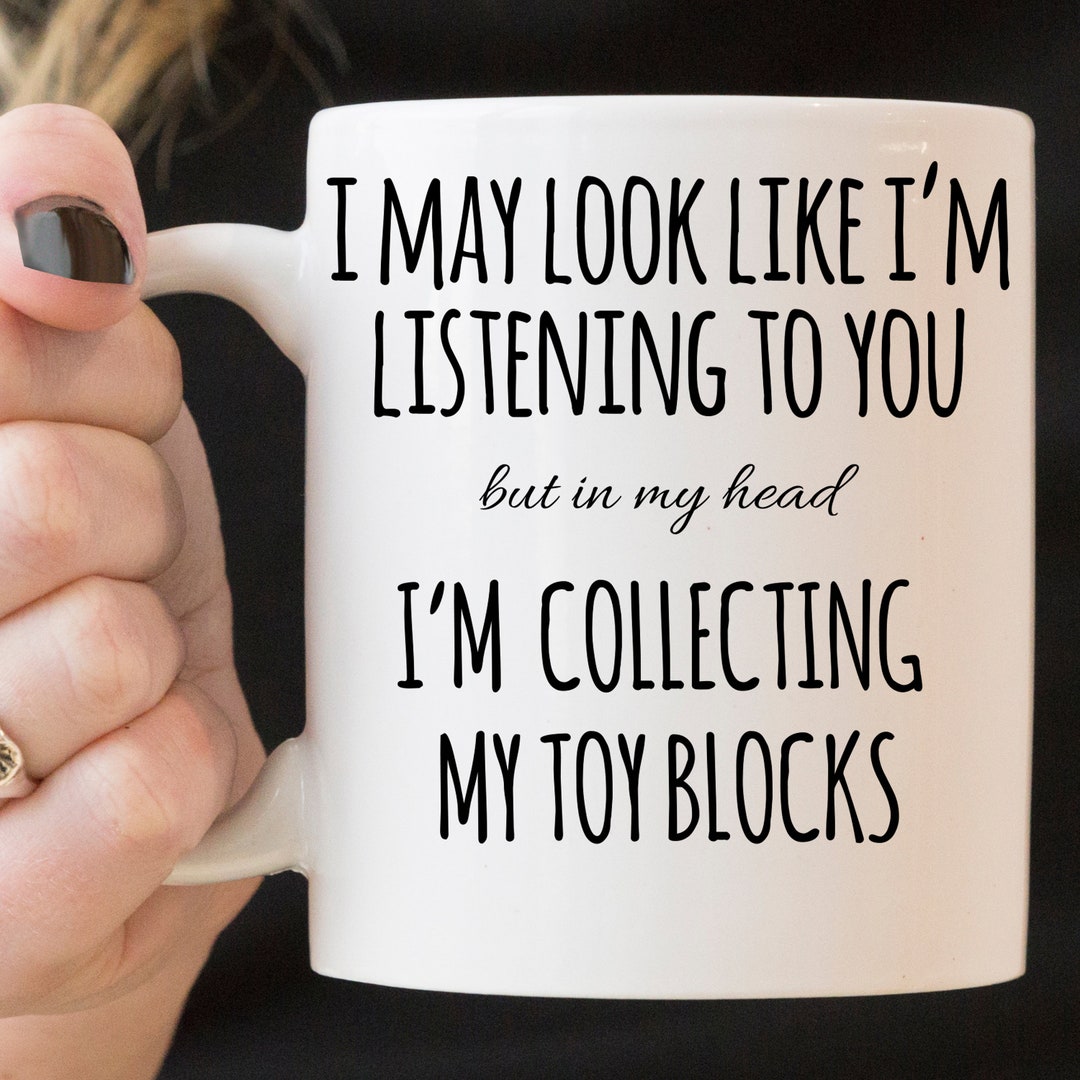 Block Collecting Gifts, Toy Blocks Collecting Mug, Funny Toy Block ...