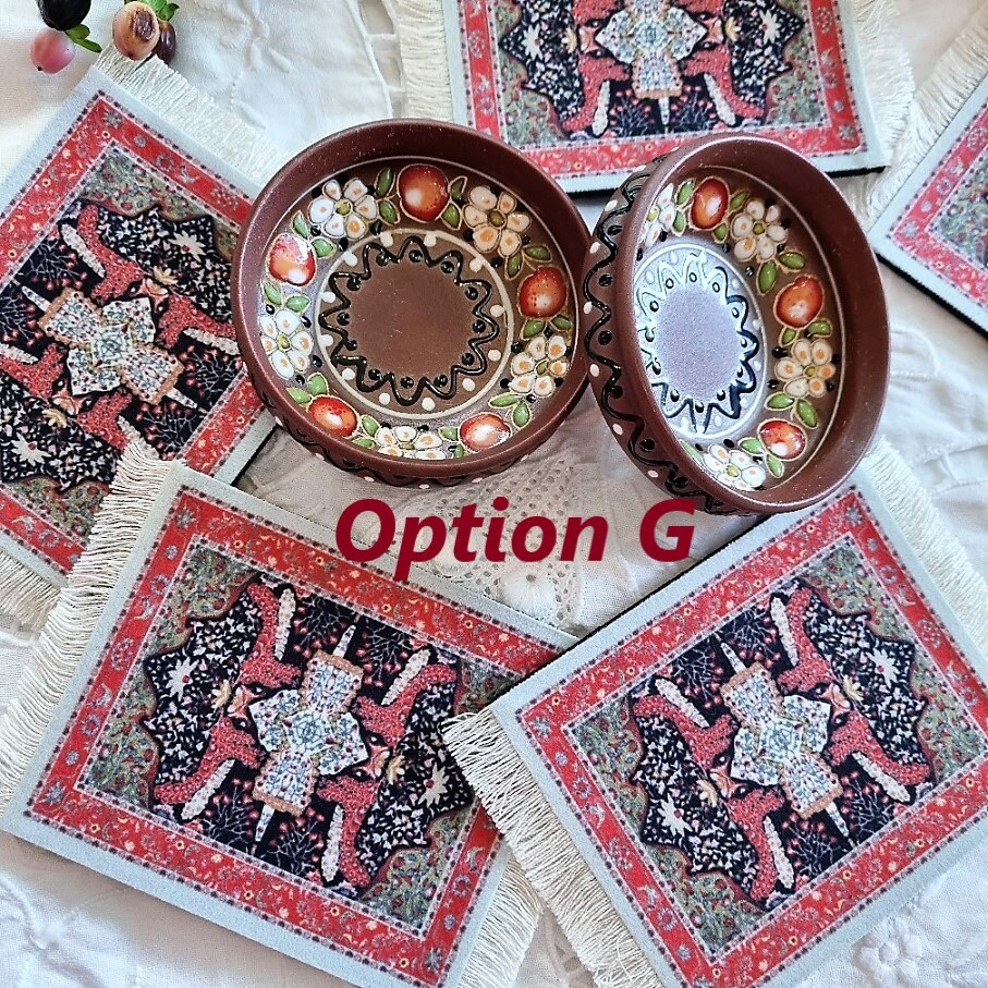Persian Rug Coaster/set of 6drink Coaster/persian/coaster - Etsy