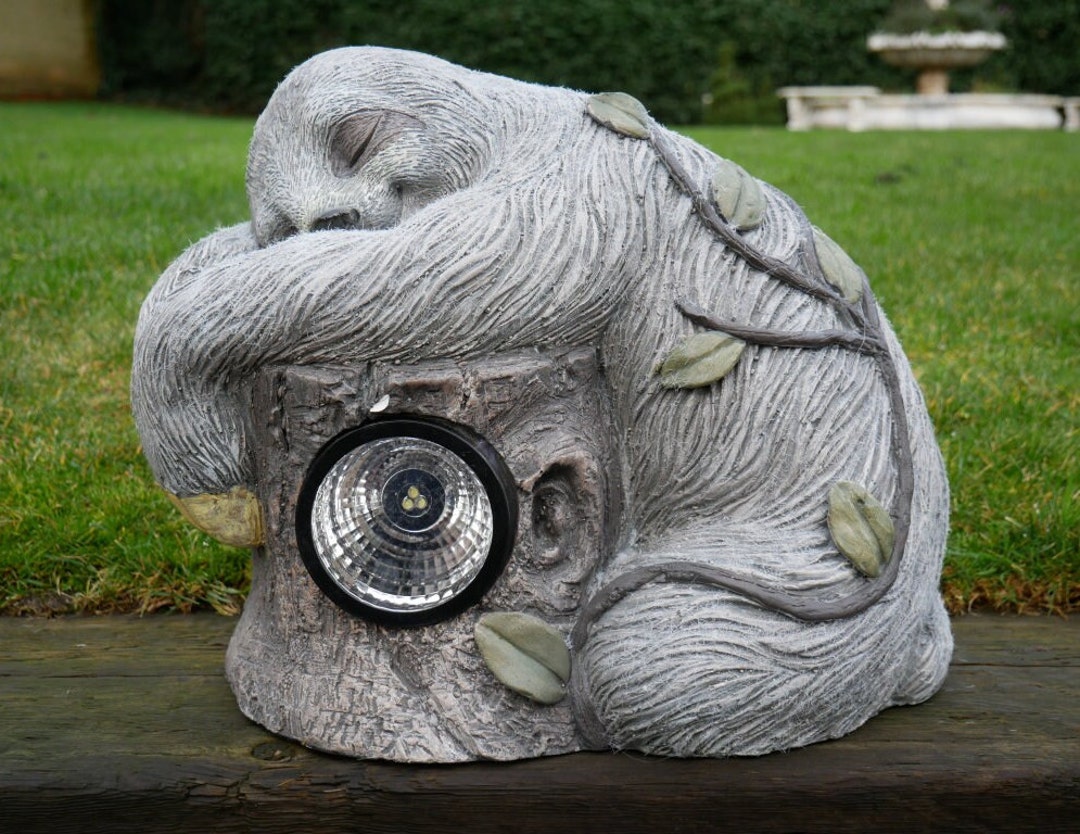 Sloth Themed Solar Light Ornament Sleeping Sloth Ornament Sloth Themed ...
