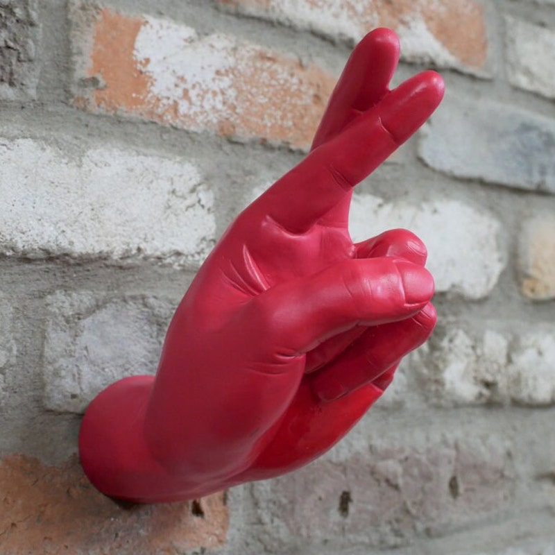 Finger Wall Hook - Etsy
