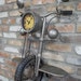 Metal Wall Mounted Motorbike Clock Quirky Home Clocks Transport Clocks ...