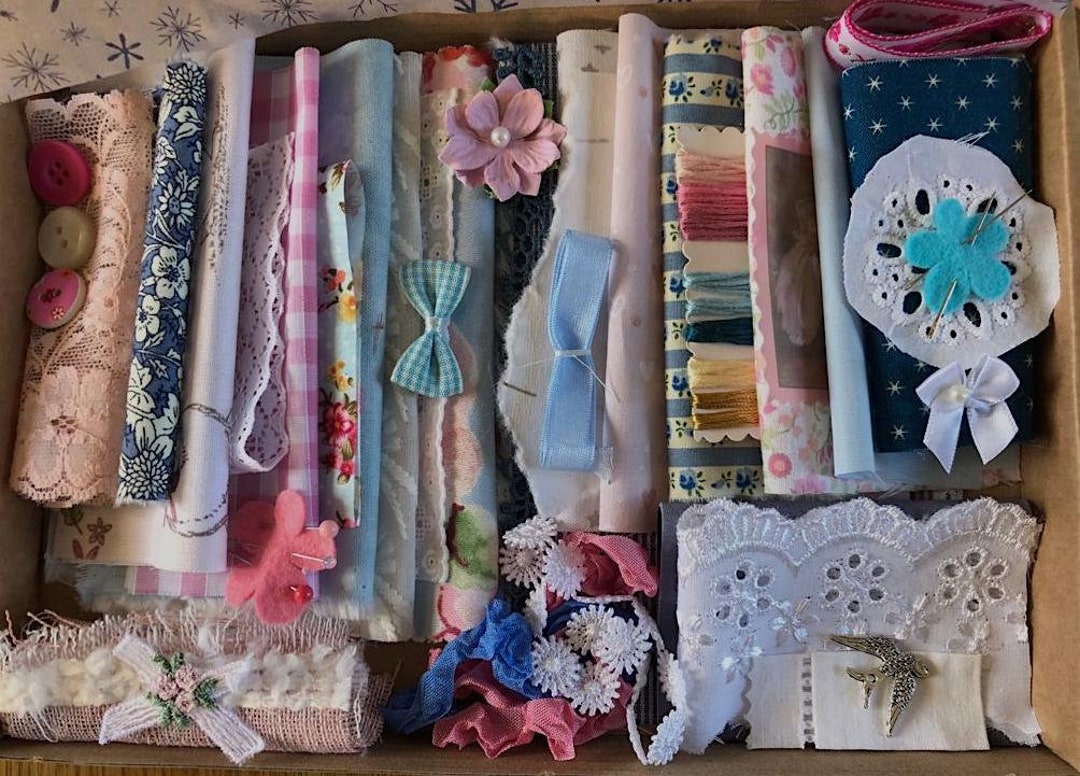 Slow Stitch Pack Slow Stitch Bundle scrapbook Kit Textile Art Collaging ...