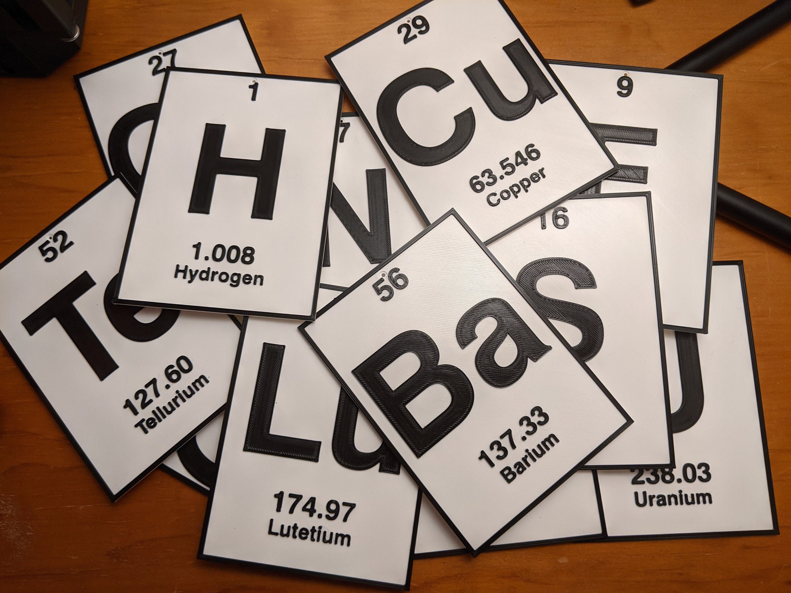 Personalized Periodic Table Wall Art | Science Teacher Gift | Classroom ...