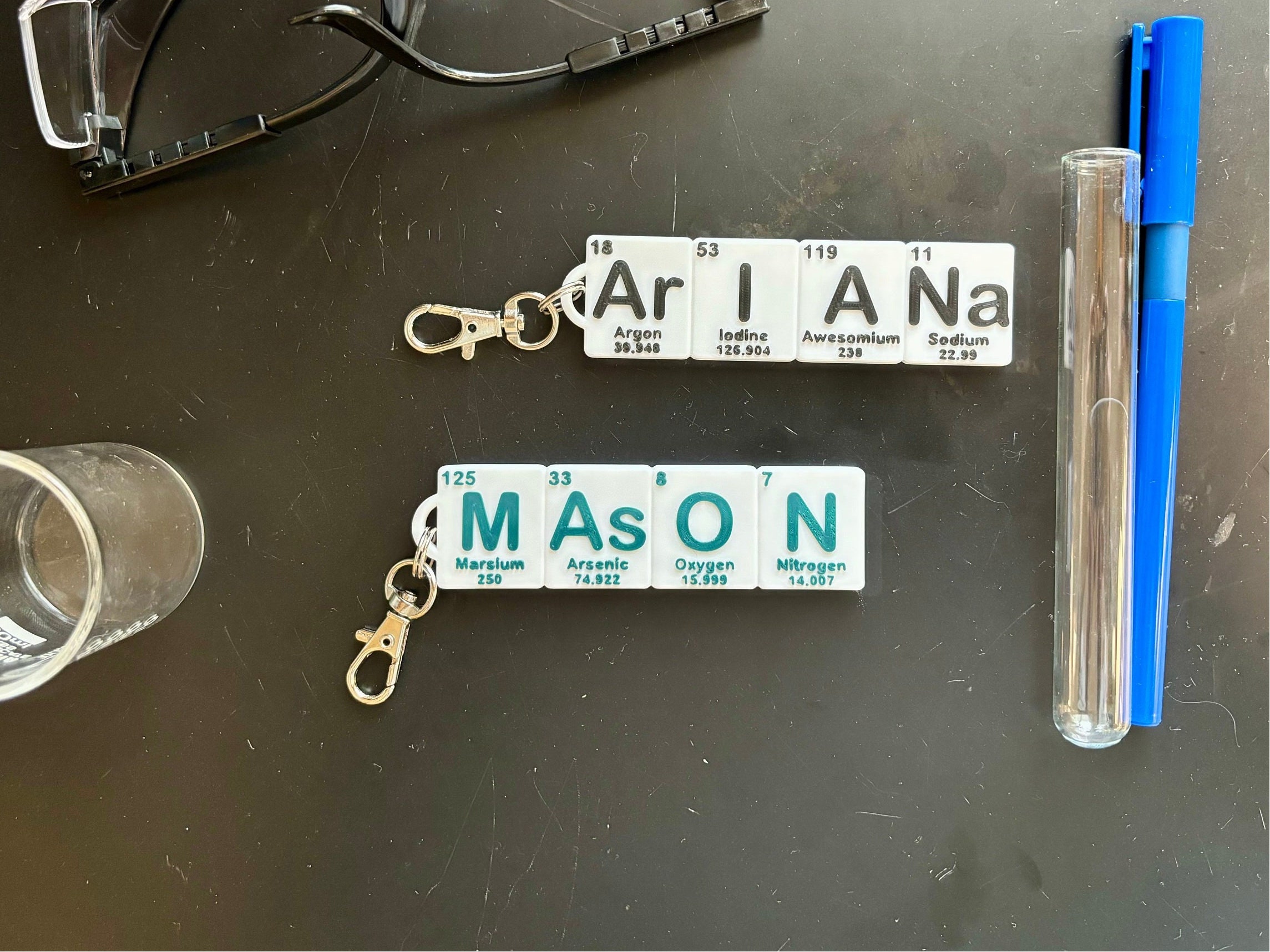 Custom Periodic Table Name Keychain – Science Teacher Gift - Etsy