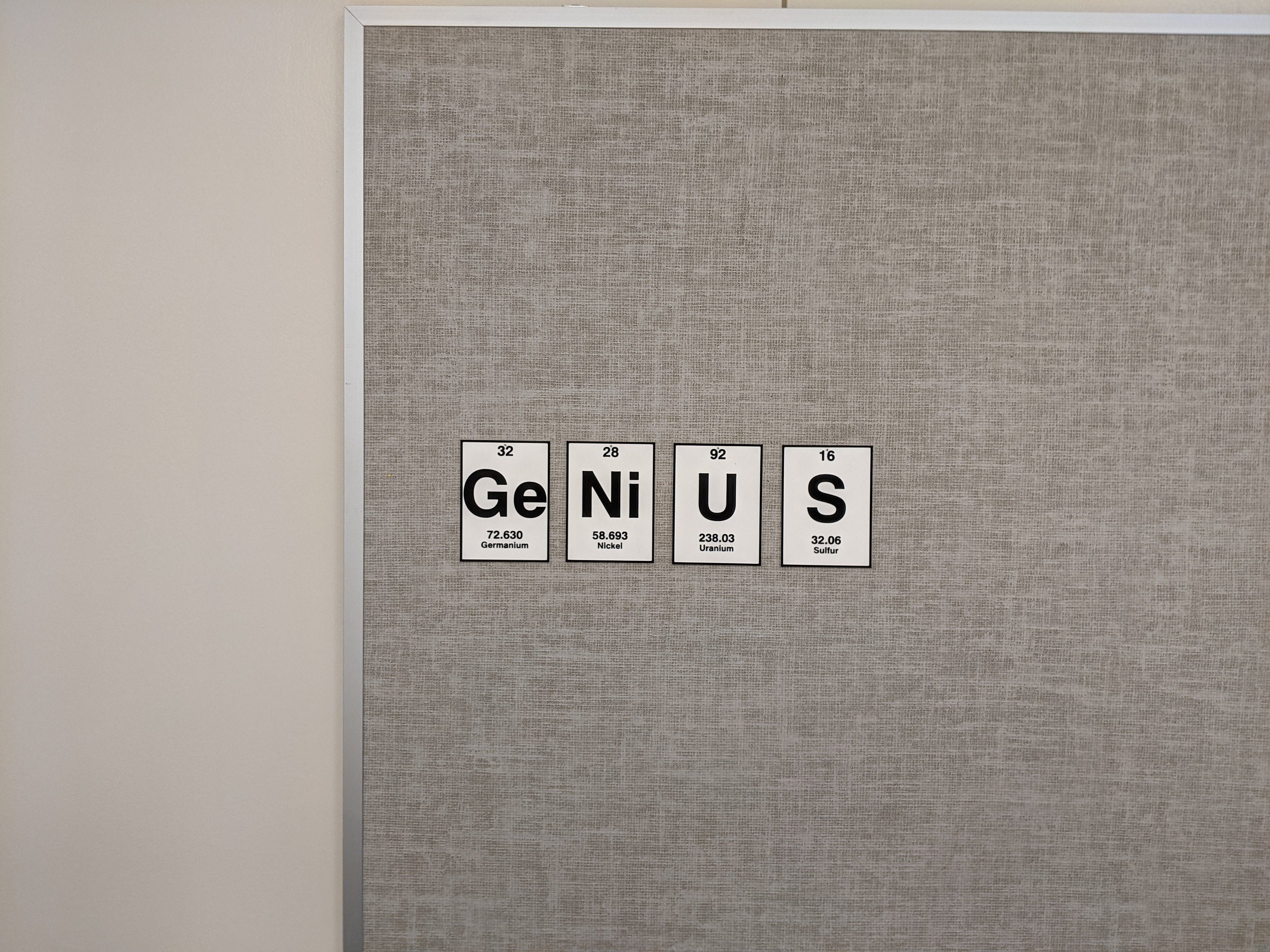 Genius Periodic Table Wall Art Custom Periodic Table Wall Art ...