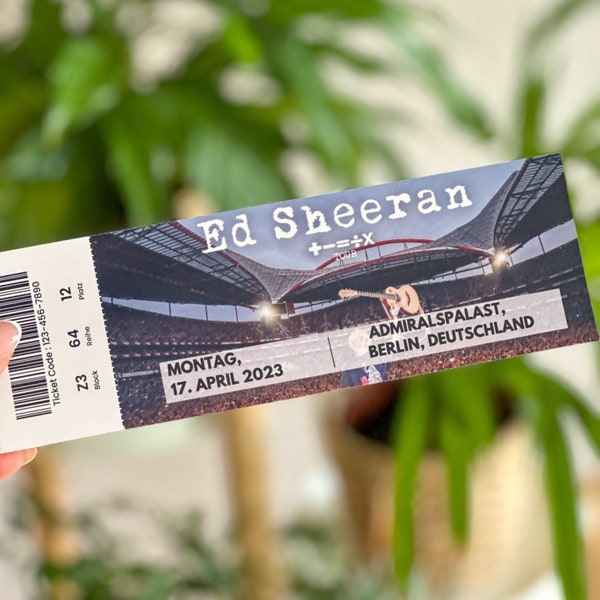 Ed sheeran concert tickets - Etsy.de