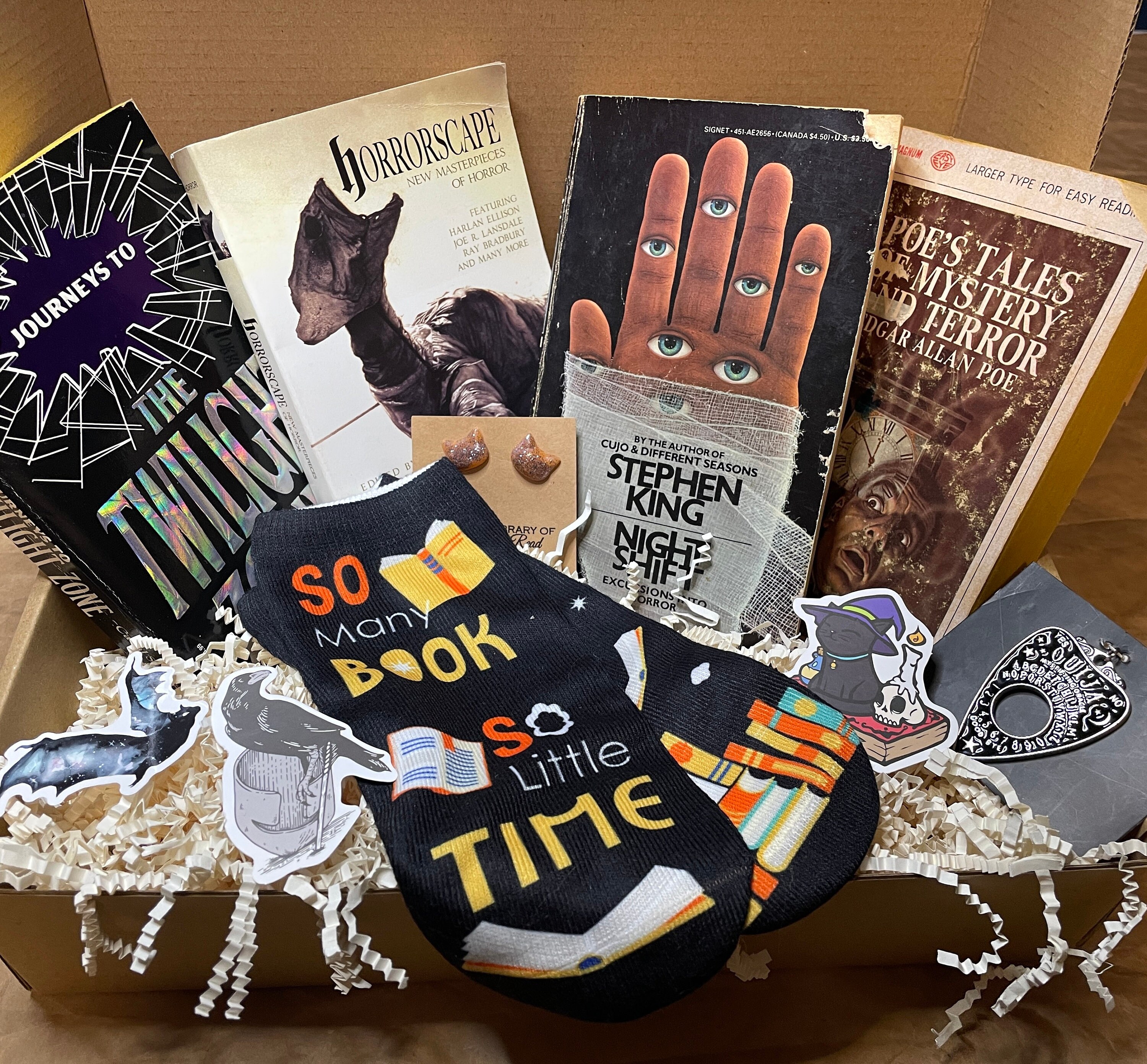 Halloween/horror Book Gift Box - Etsy