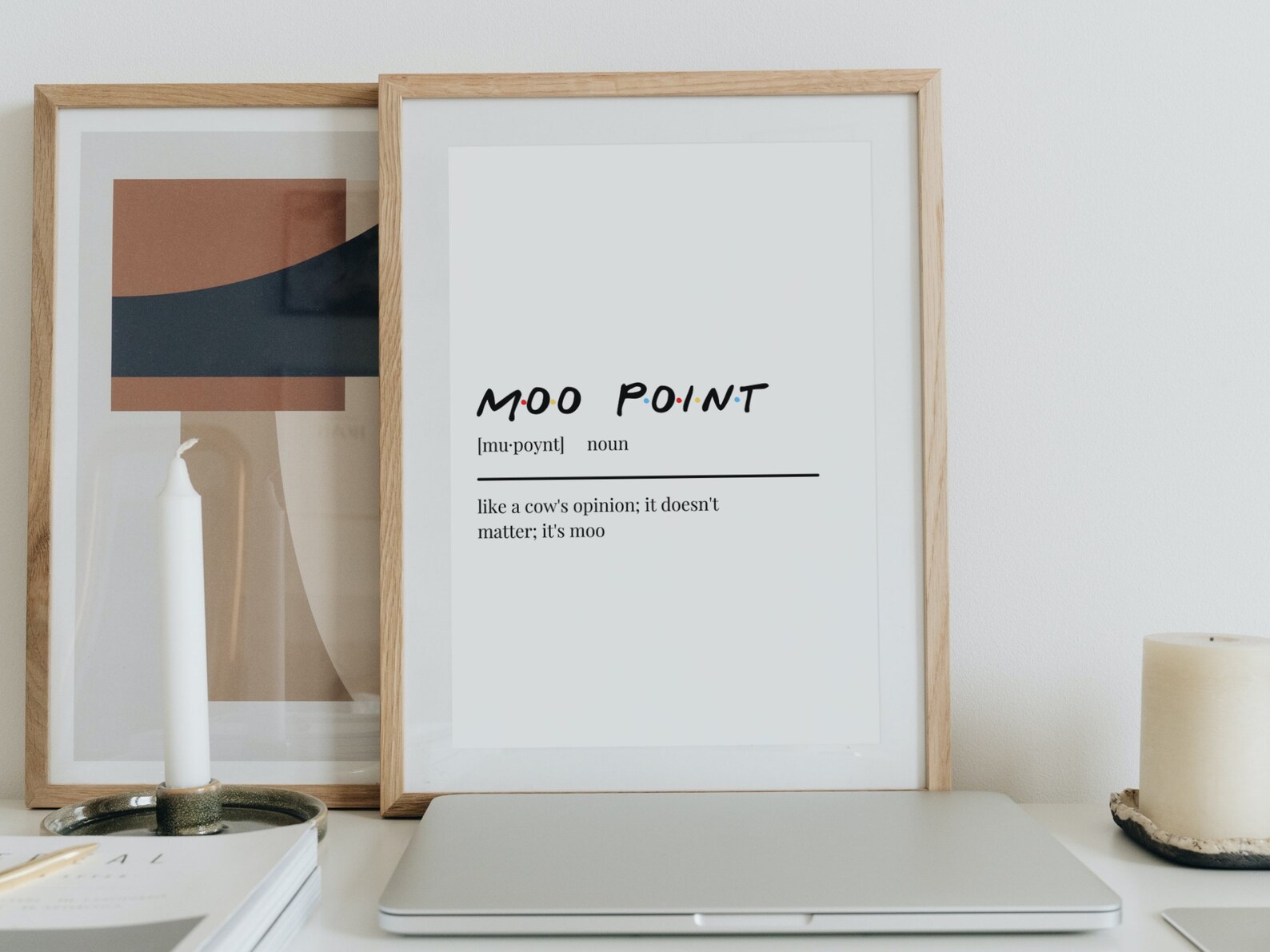 F.R.I.E.N.D.S. TV Show Moo Point Joey Tribbiani Quote - Etsy France