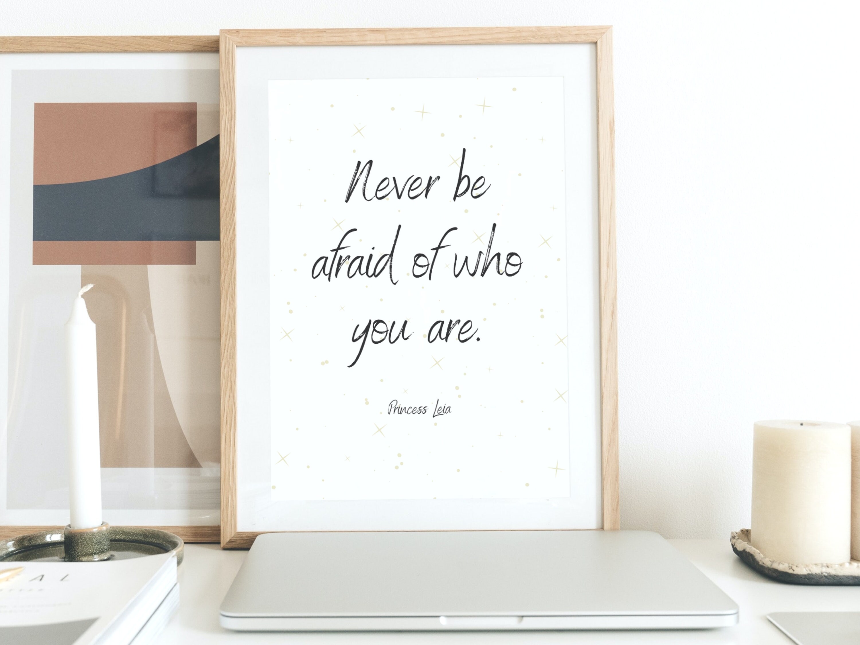 Star Wars Quote, Princess Leia, Never Be Afraid of Who You Are ...