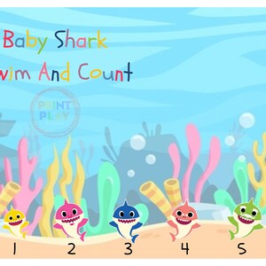 Baby Shark, Toddler, Preschool, Learning Activities, Printables, Busy ...
