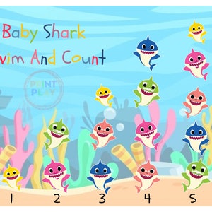 Baby Shark, Toddler, Preschool, Learning Activities, Printables, Busy ...