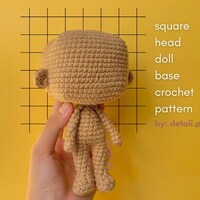 Crochet Chibi Doll Base PATTERN ONLY || 8" Amigurumi Figure || DIY ...
