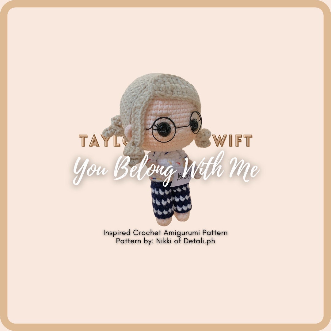 Taylor Swift Crochet Pattern Taylor Swift Doll Pattern, Taylor Swift ...
