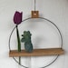 Hanging Test Tube Vase // Wreath With Flower Holder - Etsy