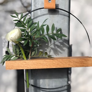 Hanging Test Tube Vase // Wreath With Flower Holder - Etsy