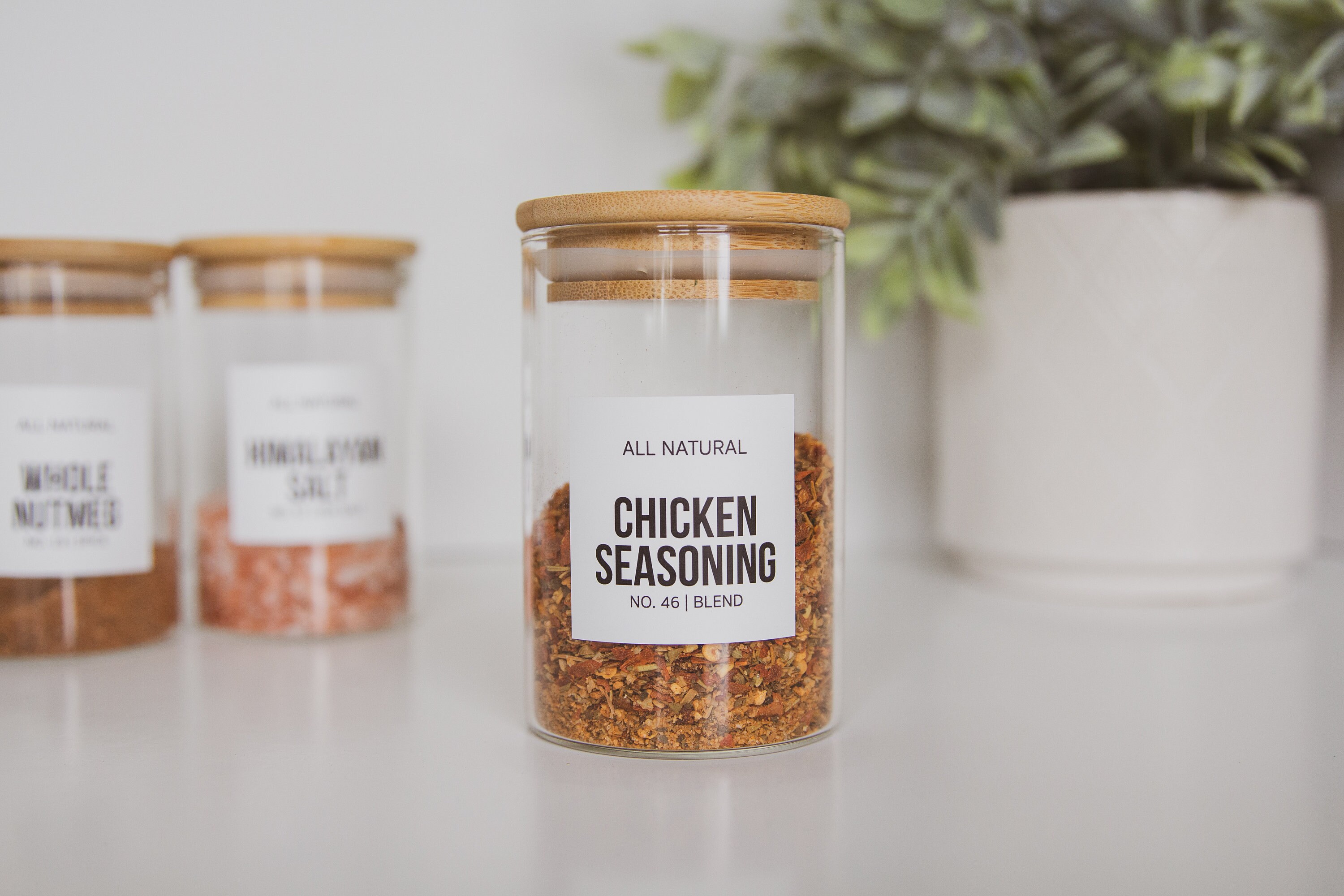Herb & Spice Labels Minimalist Spice Labels Aesthetic Herb - Etsy