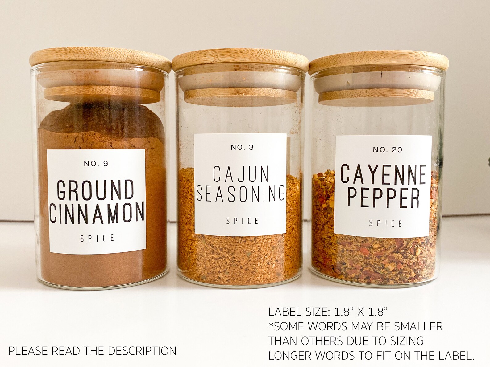 Herb & Spice Labels Minimalist Spice Labels Aesthetic Herb and Spice ...