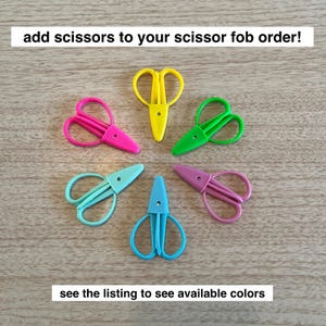 Smiley Face Scissor Fob - Etsy