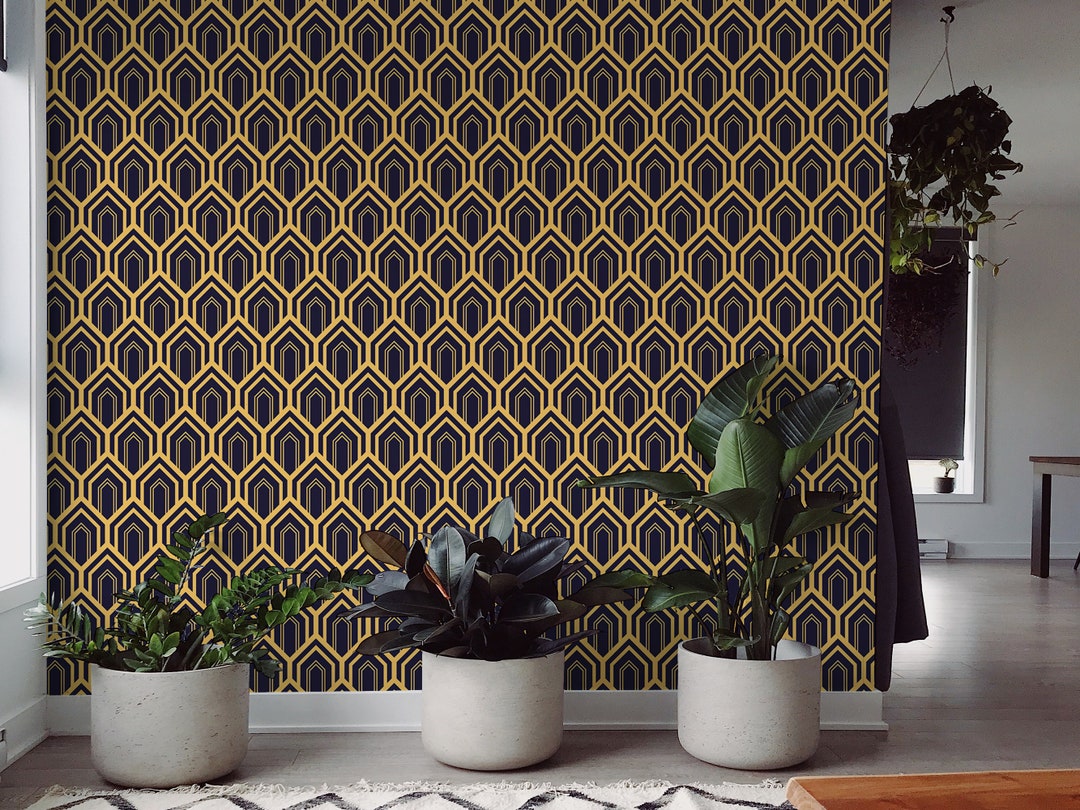 Easy Removable Wallpaper | Luxury Pattern | Peel and Stick Wallpapers ...