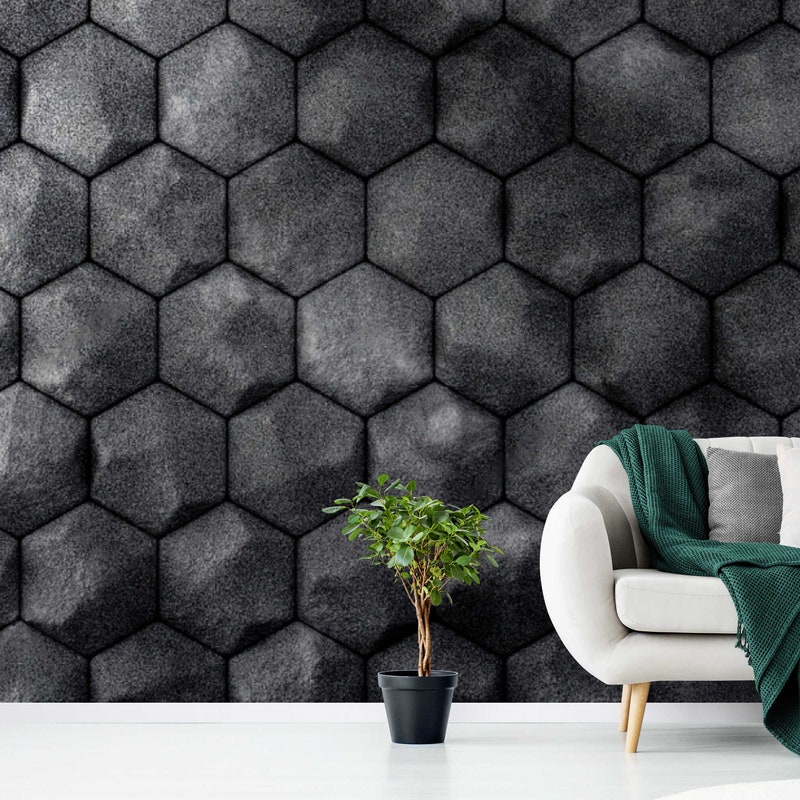 Stone Effect Wallpaper - Etsy